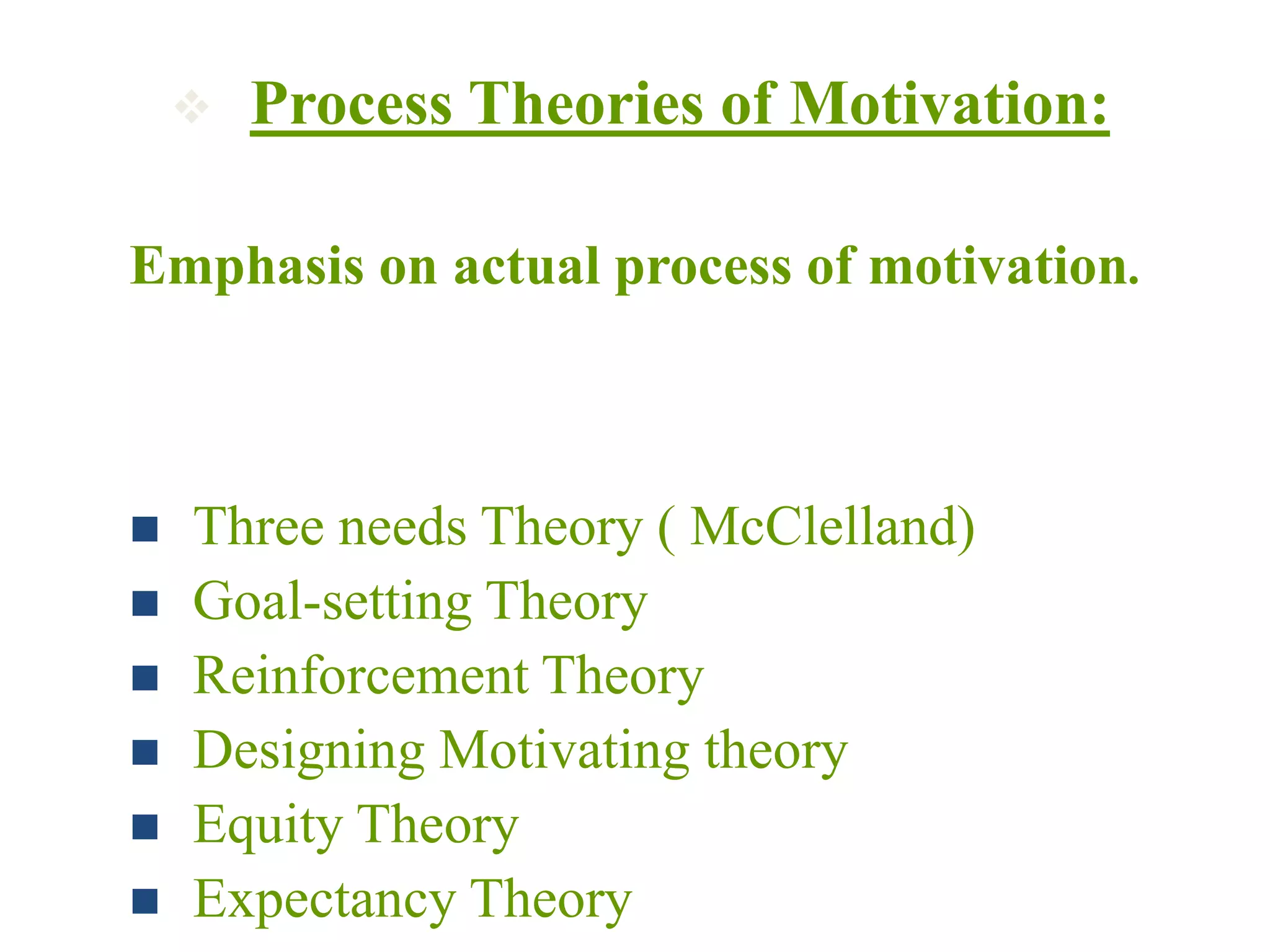 Motivation and Theories of Motivation | PPT | Careers