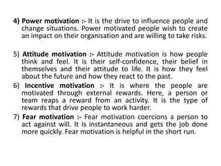 Motivation and Theories of Motivation | PPT