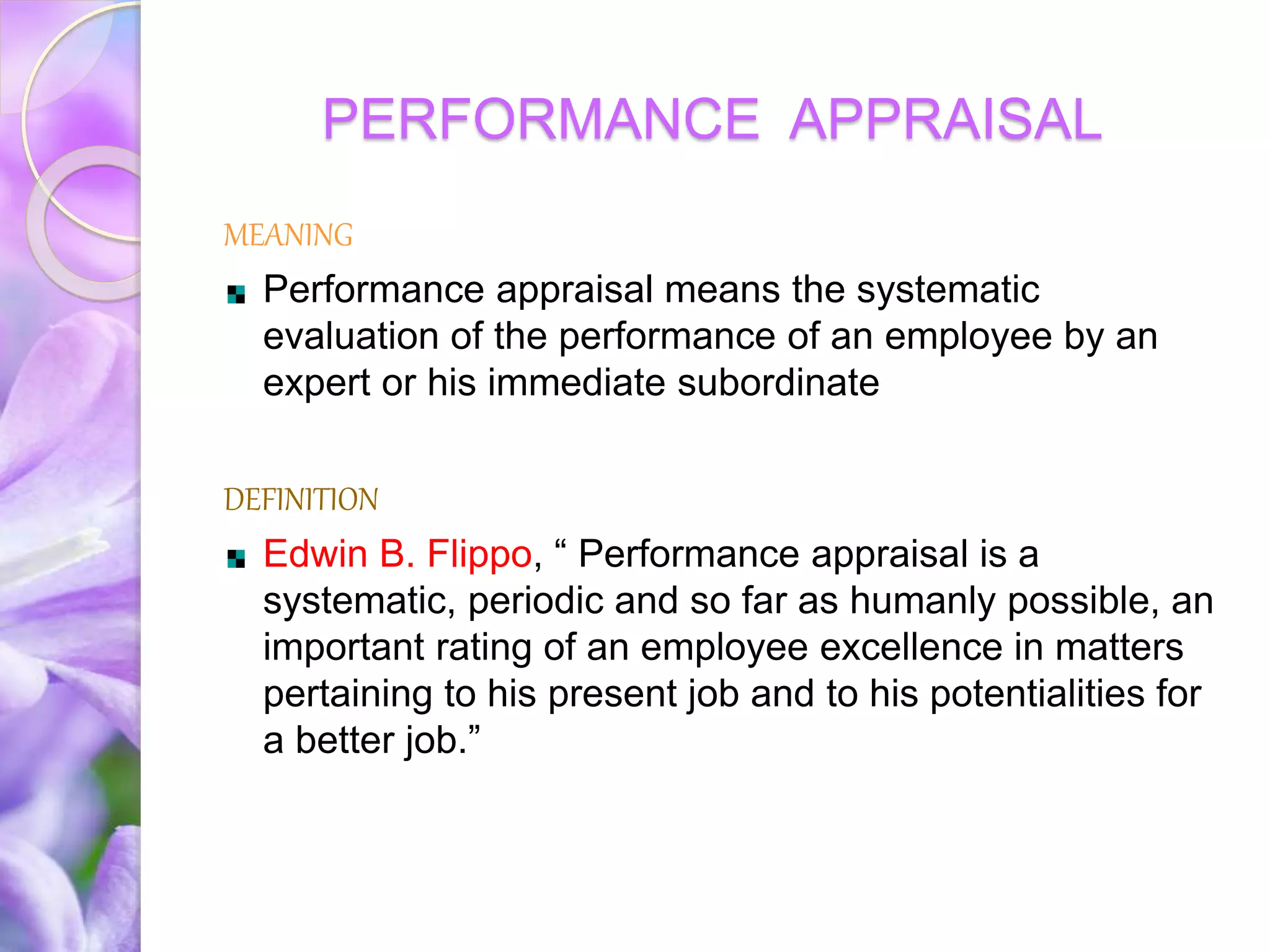 Motivation and Performance Appraisal | PPTX