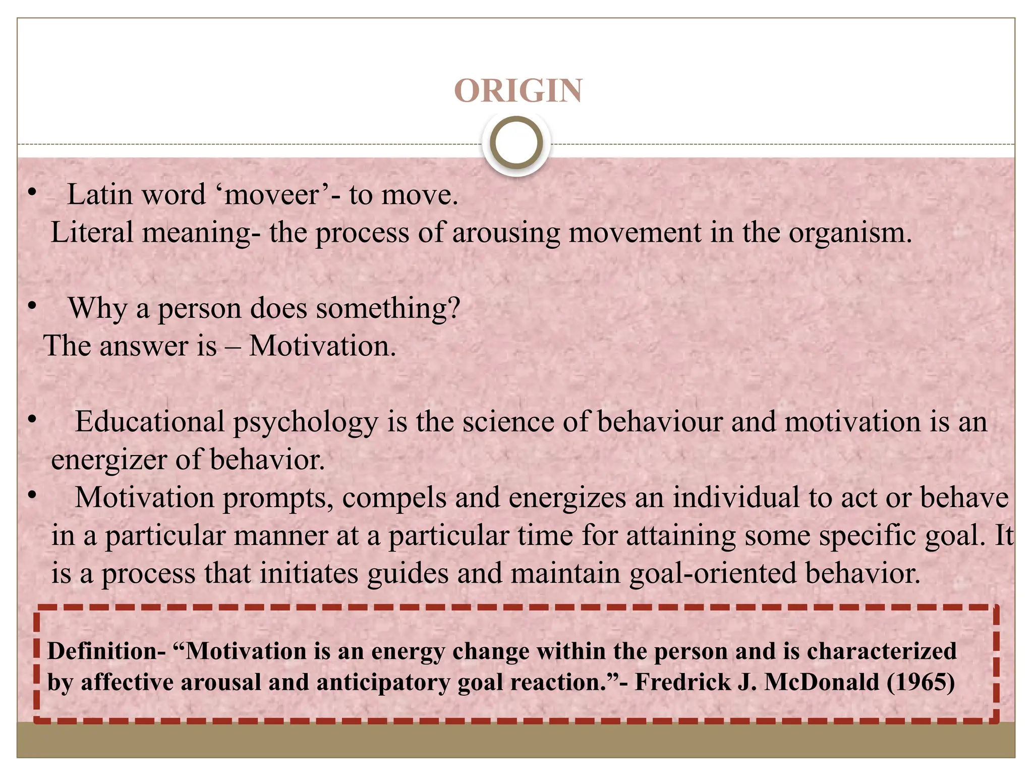 Motivation: Definition,process,cycle, reinforcement, punishment etc | PPT
