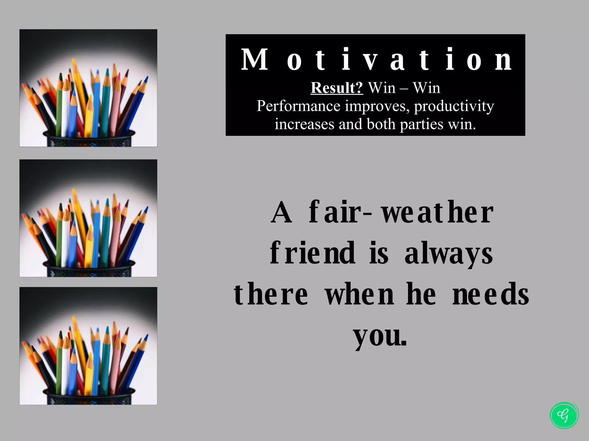 Motivation Vs Manipulation | PPT