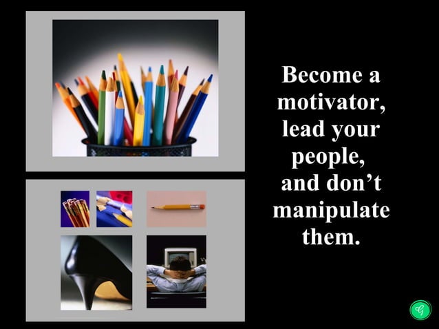 Motivation Vs Manipulation | PPT