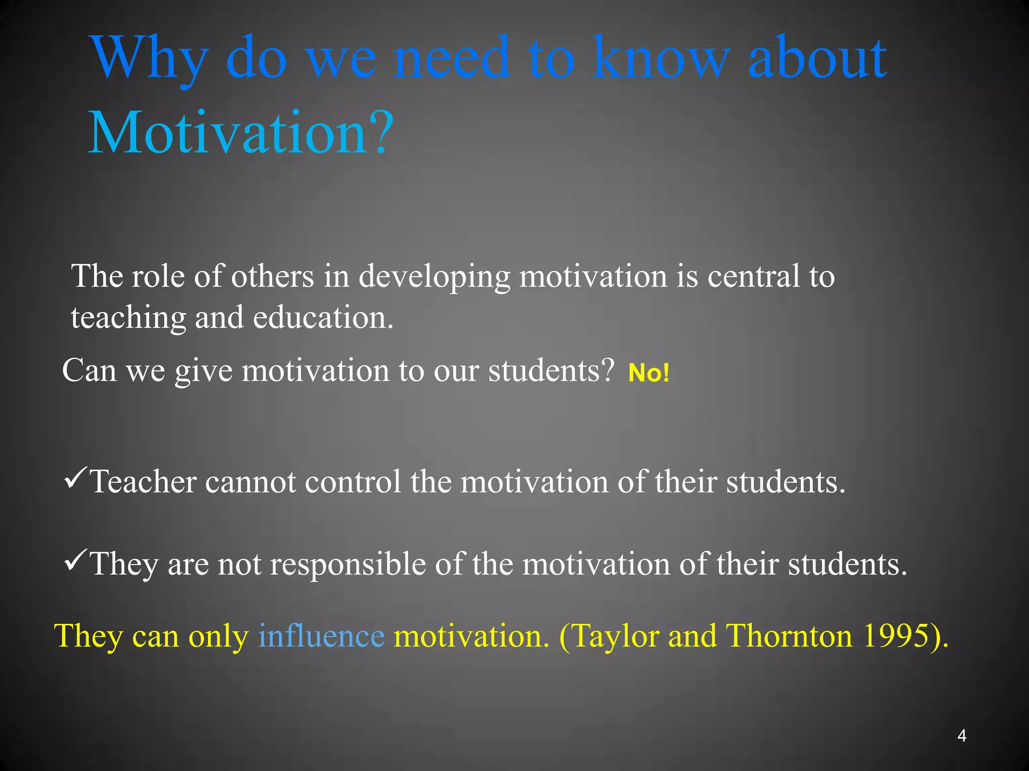 Motivation, Educational Psychology | PPTX