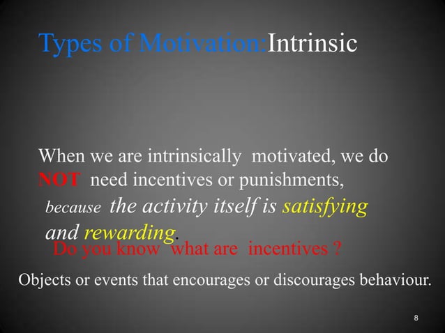 Motivation, Educational Psychology | PPTX