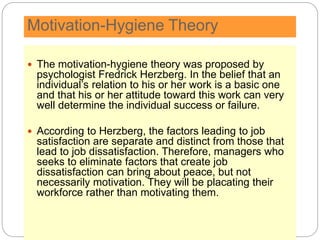 PPT ON MOTIVATION MASLOW THEORY OF MOTIVATION | PPT