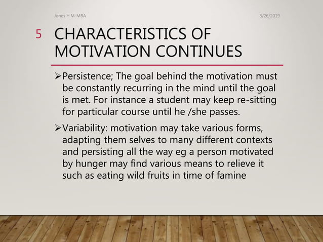 MOTIVATION | PPT