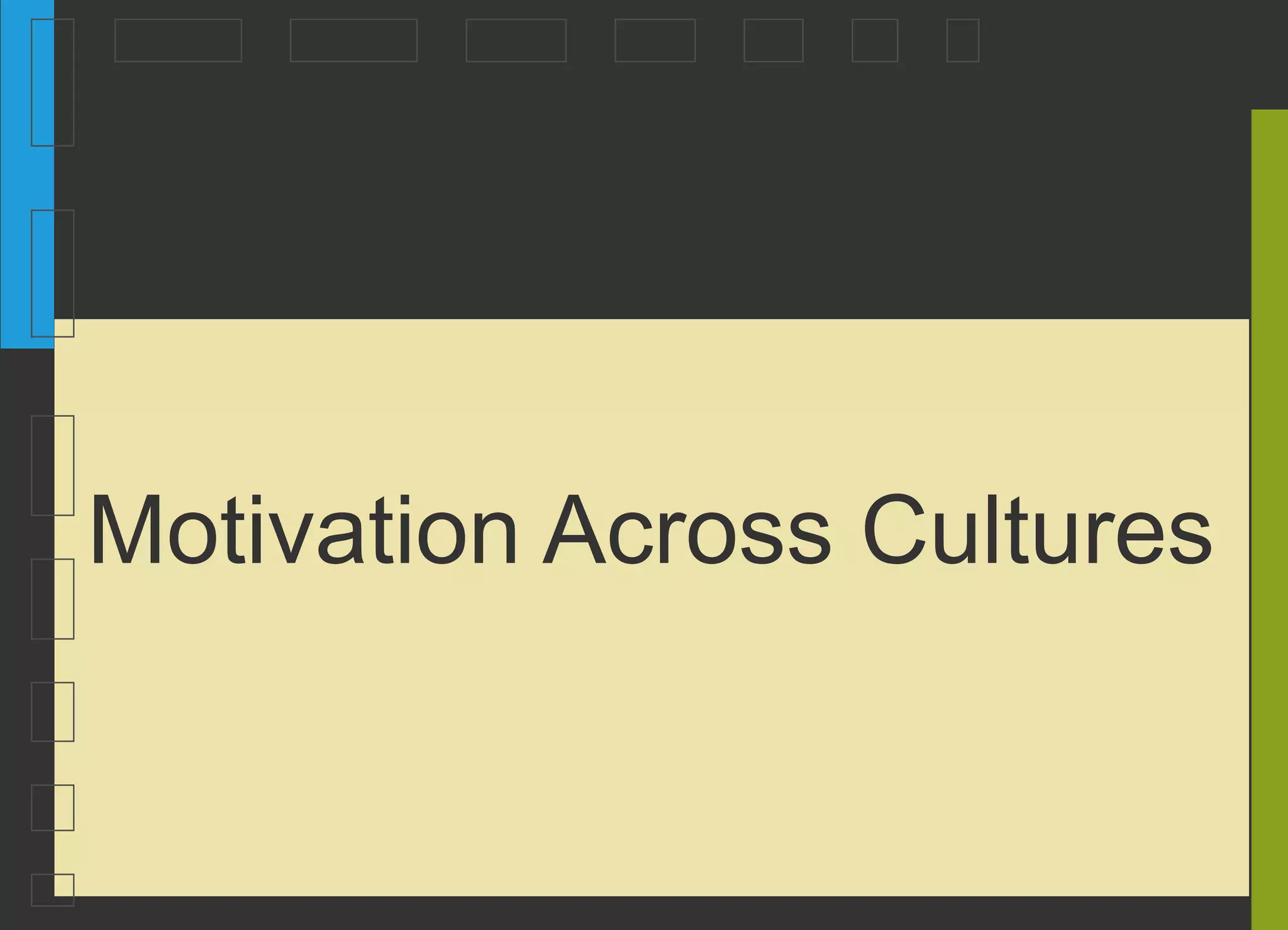 Motivation across cultures | PPT