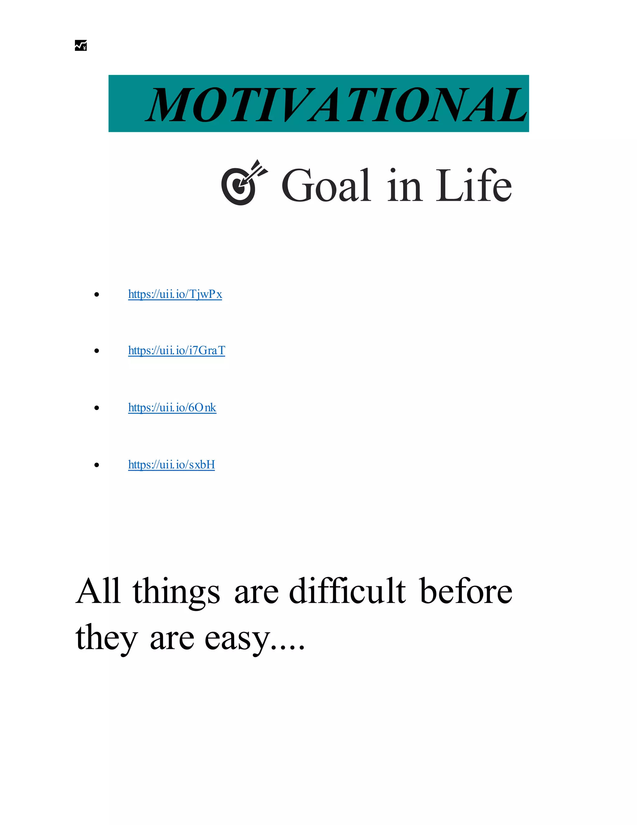 Motivational | PDF