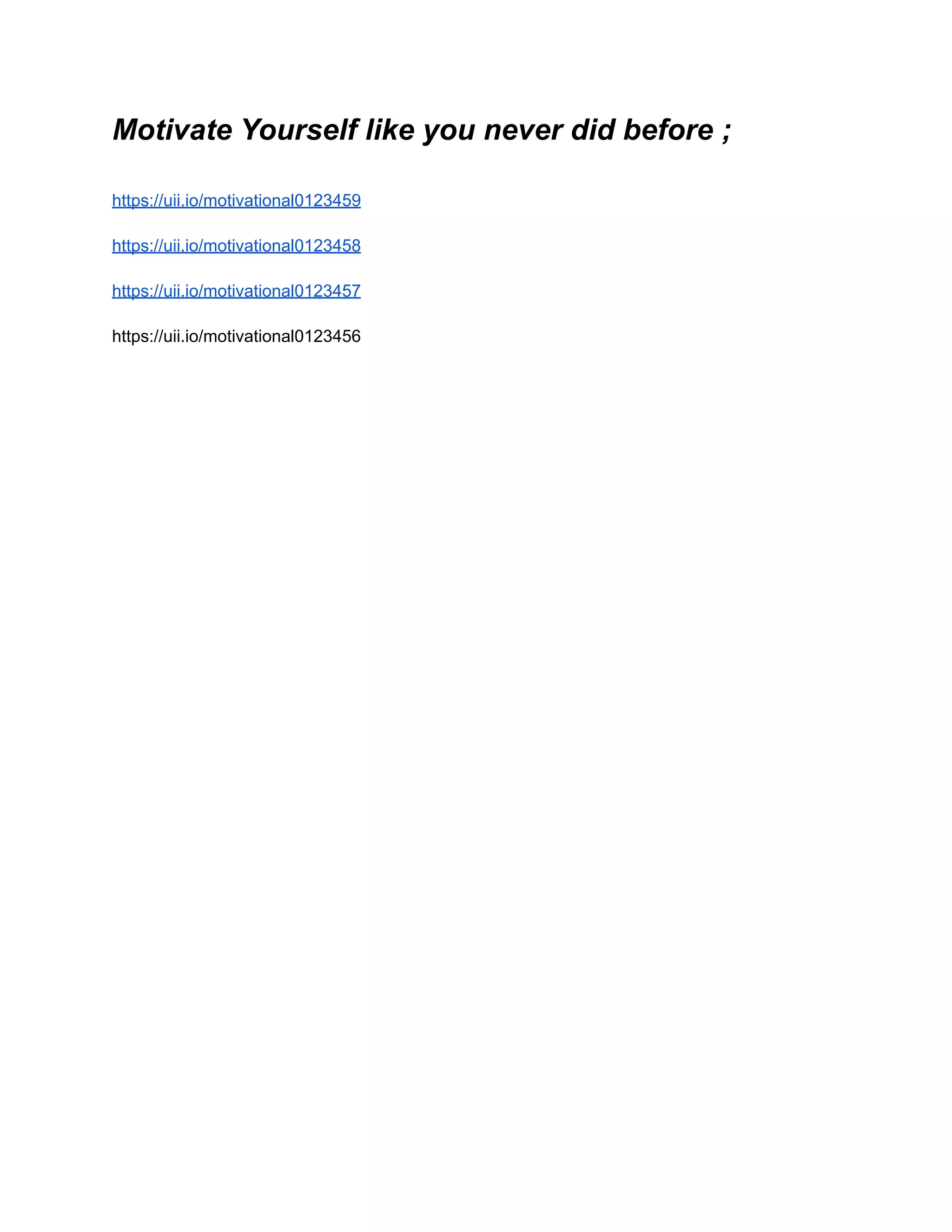 Motivational Pdf