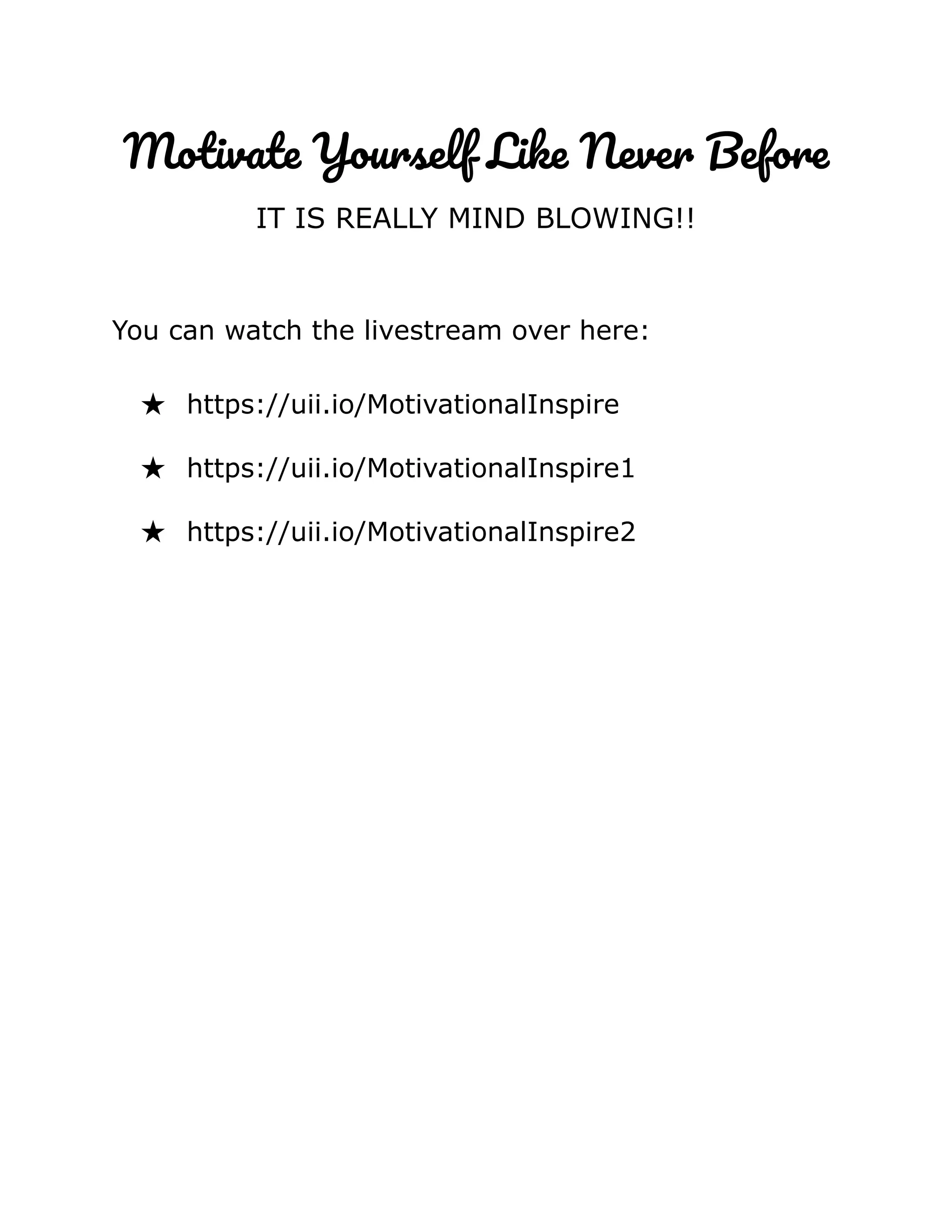 Motivational | PDF