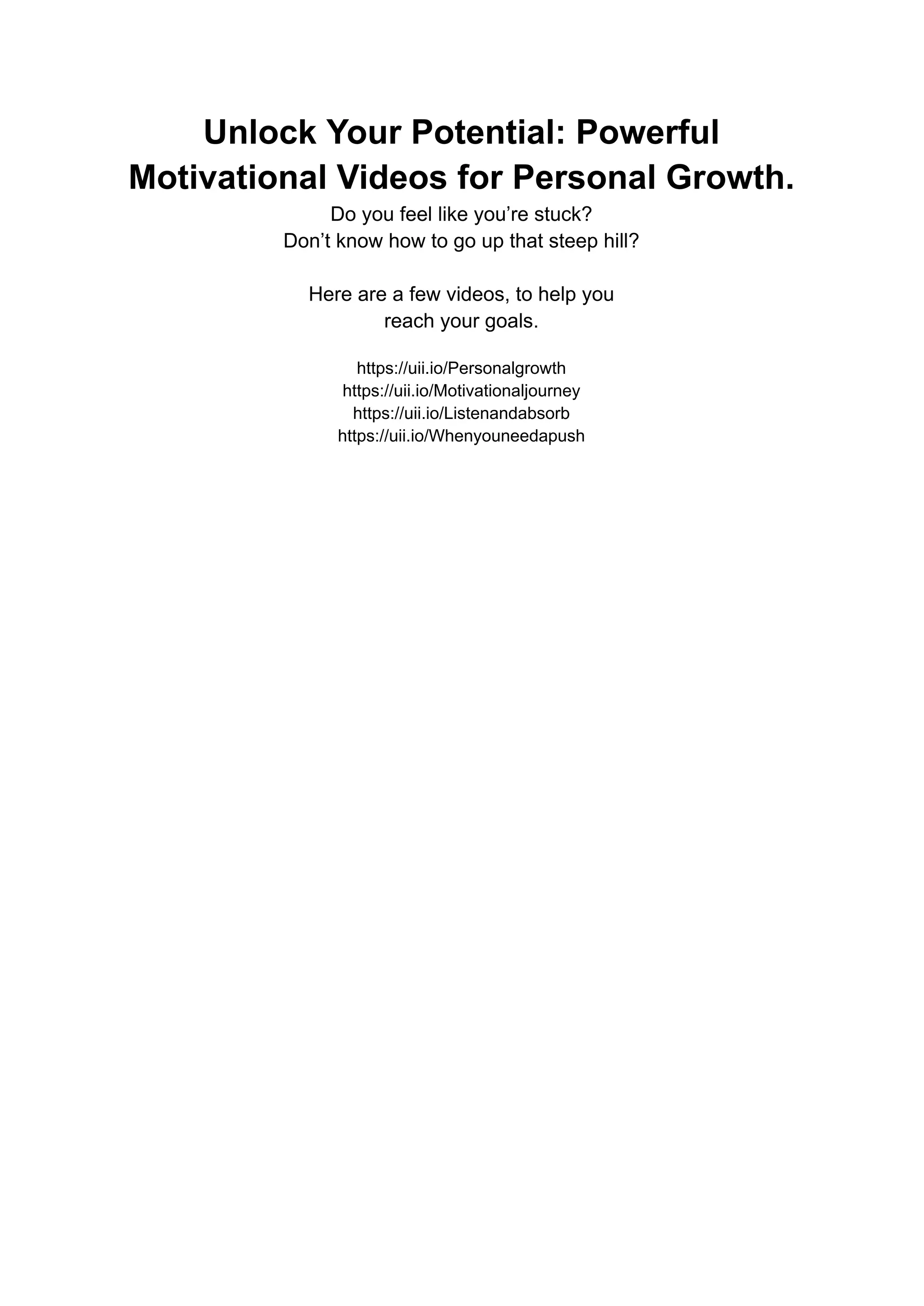 Motivational | PDF