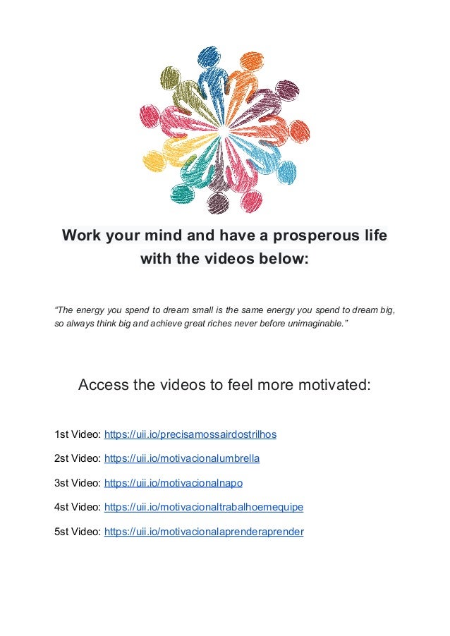 Motivational for prosperity | PDF