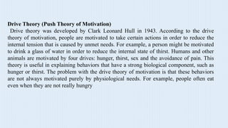 Motivational and Emotional Processes (UNIT - XIV).pptx