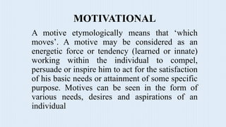 Motivational and Emotional Processes (UNIT - XIV).pptx