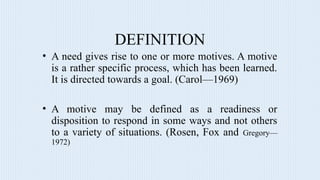 Motivational and Emotional Processes (UNIT - XIV).pptx