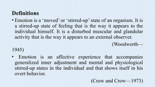 Motivational and Emotional Processes (UNIT - XIV).pptx