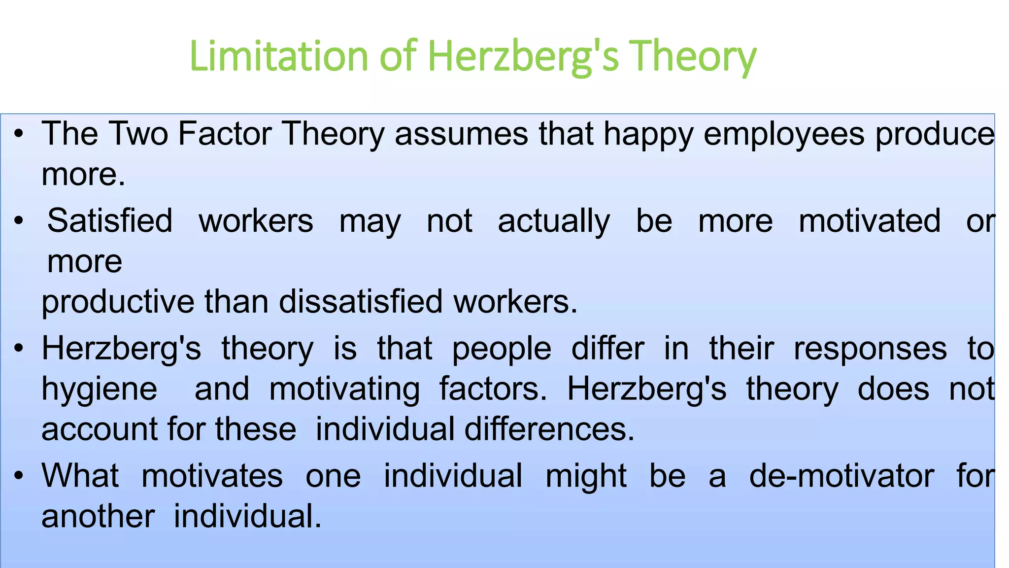 Motivational and modern management theories | PPTX