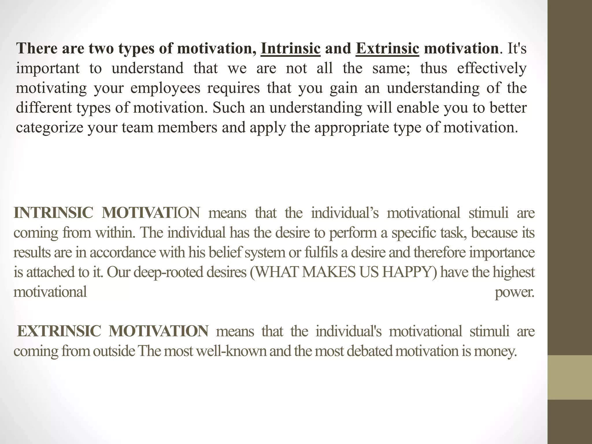 Motivational approach | PPT