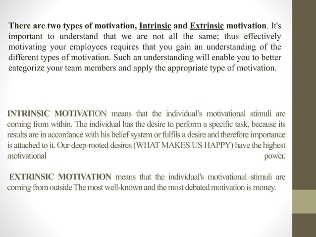 Motivational approach | PPTX | Career Advice | Careers