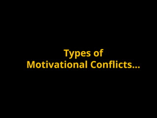 Motivational Conflicts | PDF