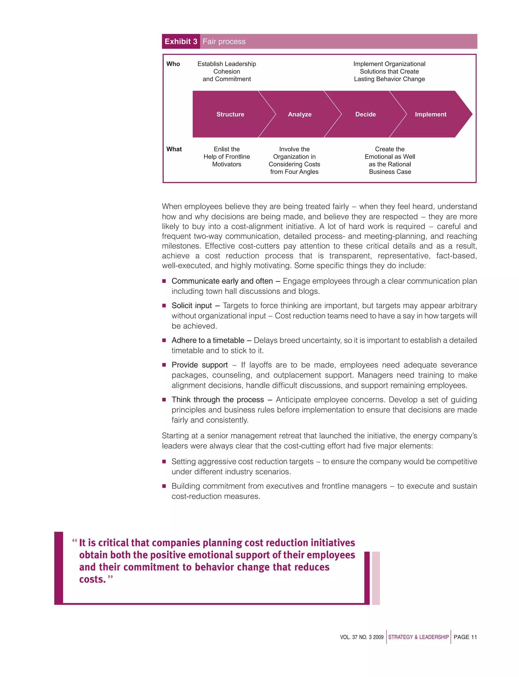 Motivational Cost Reduction | PDF