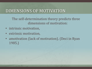 Motivational differences between full time and part-time students | PPTX