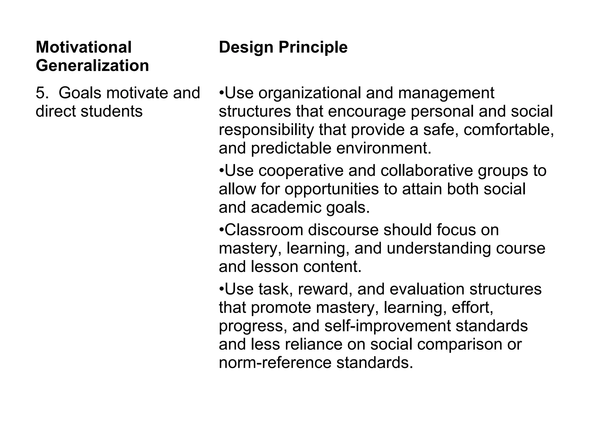 Motivational generalization | PPT