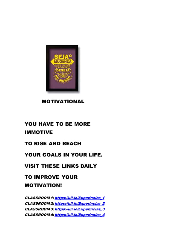 MOTIVATIONAL! | PDF