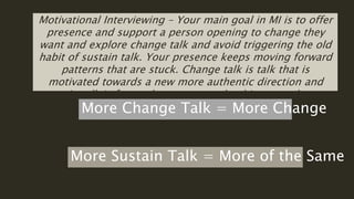 Motivational Interviewing: Introduction to Motivational Interviewing ...
