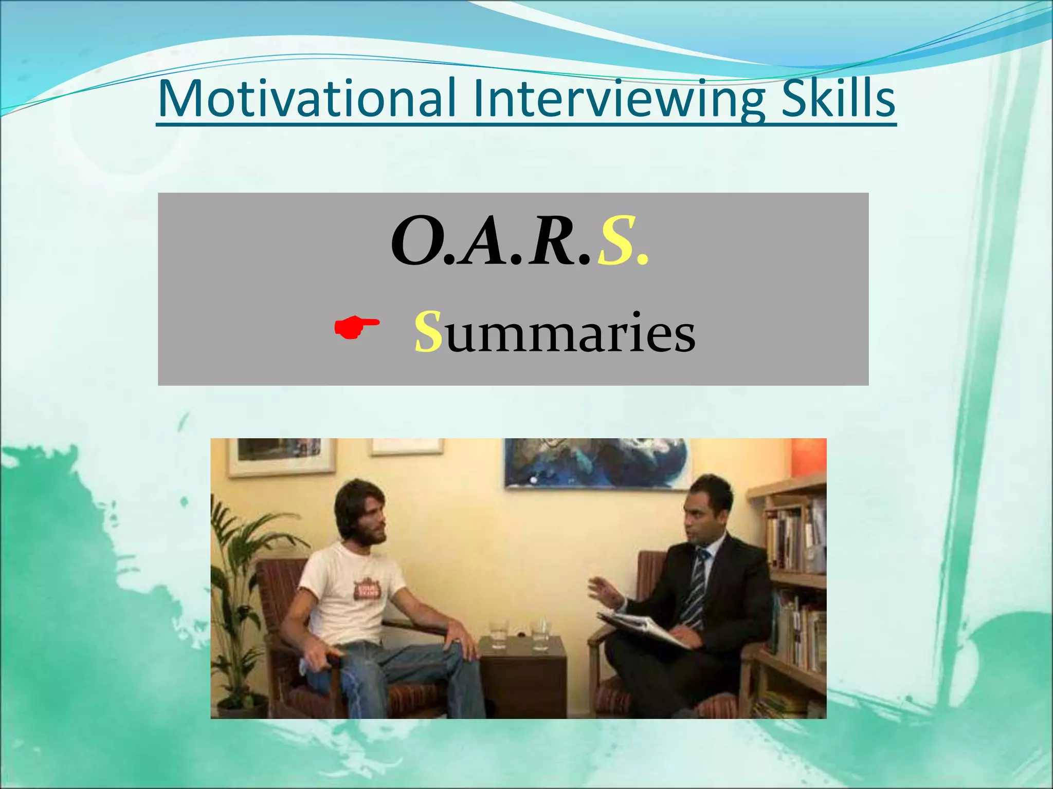 Motivational Interviewing Assessment | PPSX