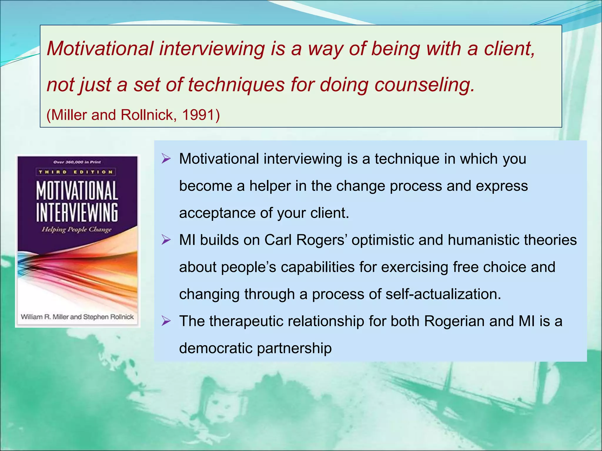 Motivational Interviewing Assessment | PPSX