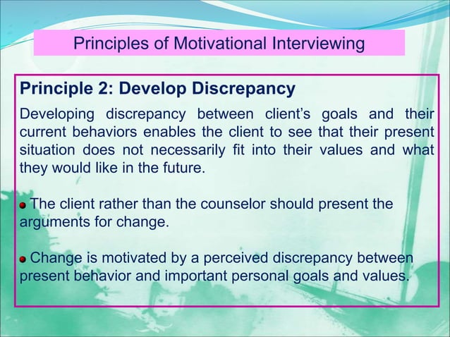 Motivational Interviewing Assessment | PPSX