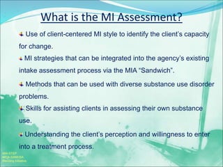 Motivational Interviewing Assessment | PPSX