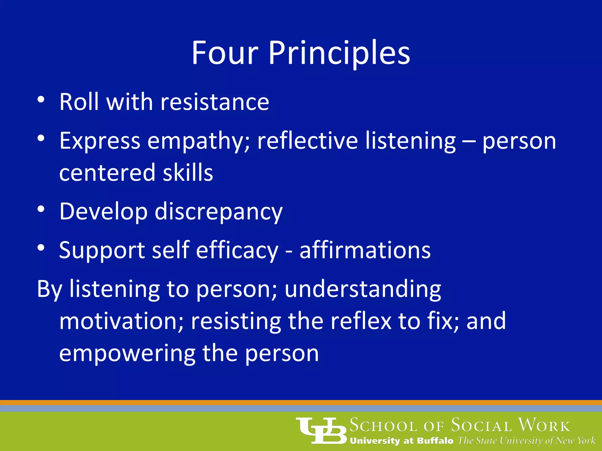 Motivational interviewing slides | PPT