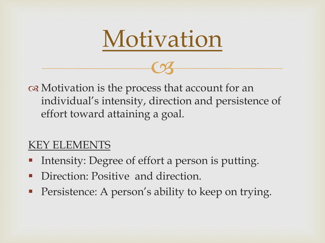 Presentation Motivational leadership in the hospitality industry | PPTX ...