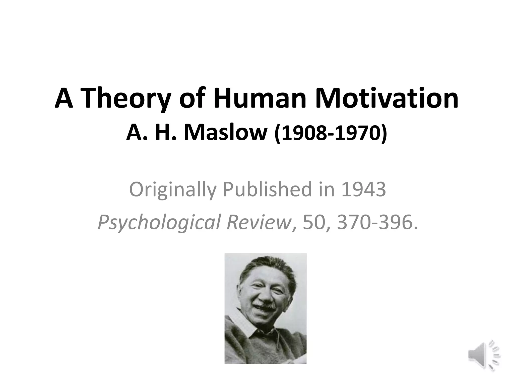 Motivational learning theories final | PPT