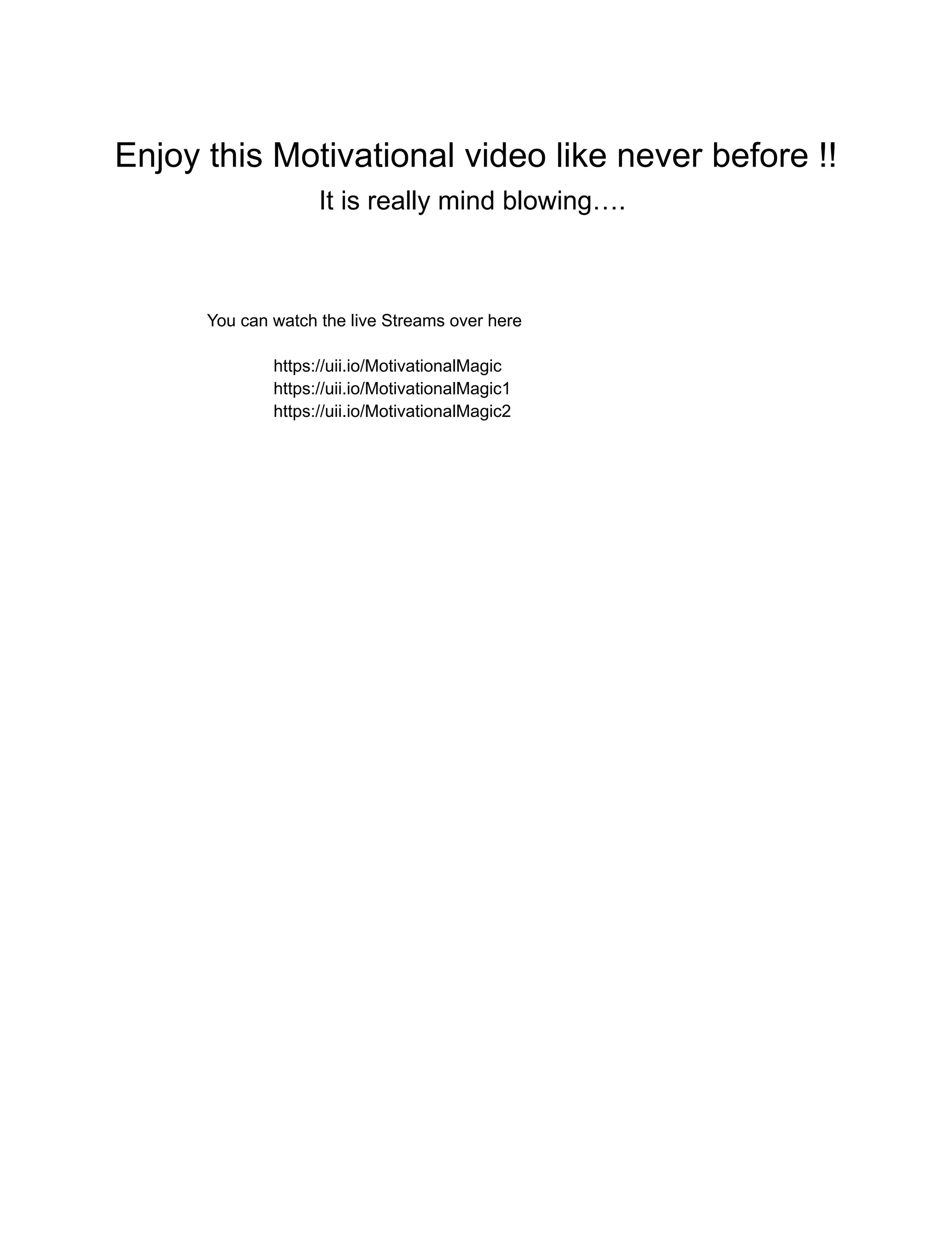 Motivational magic | PDF