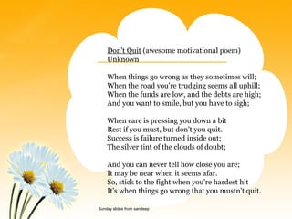 Motivationalpoems | PPT