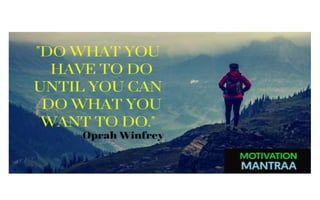 Top 10 Motivational Quotes For Work Success | Motivation Mantraa | PPTX