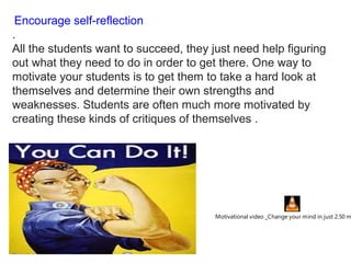 Motivational skills for teachers | PPT