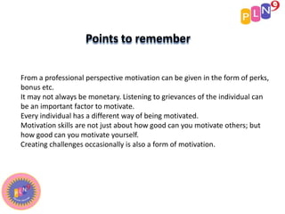 Motivational Skills | PPTX