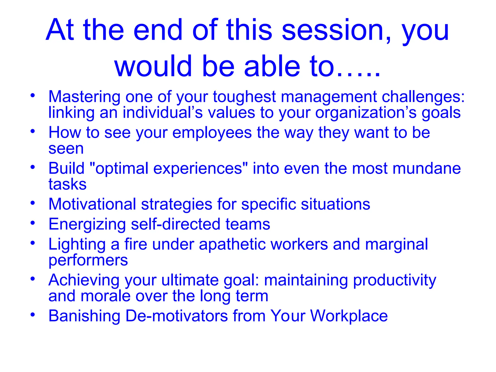 Motivational Skills required to motivate Employee | PPT