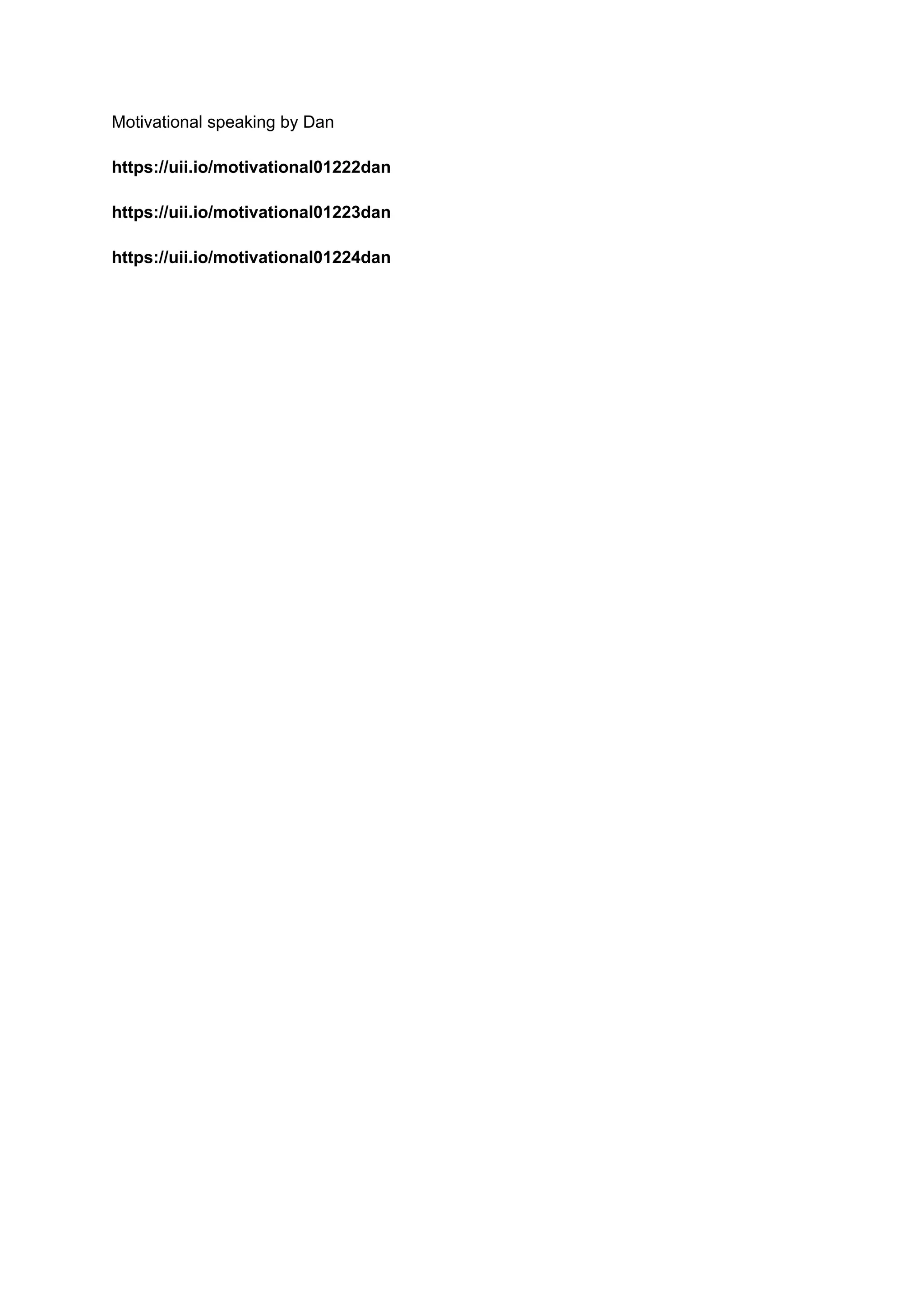 Motivational Speaking Pdf