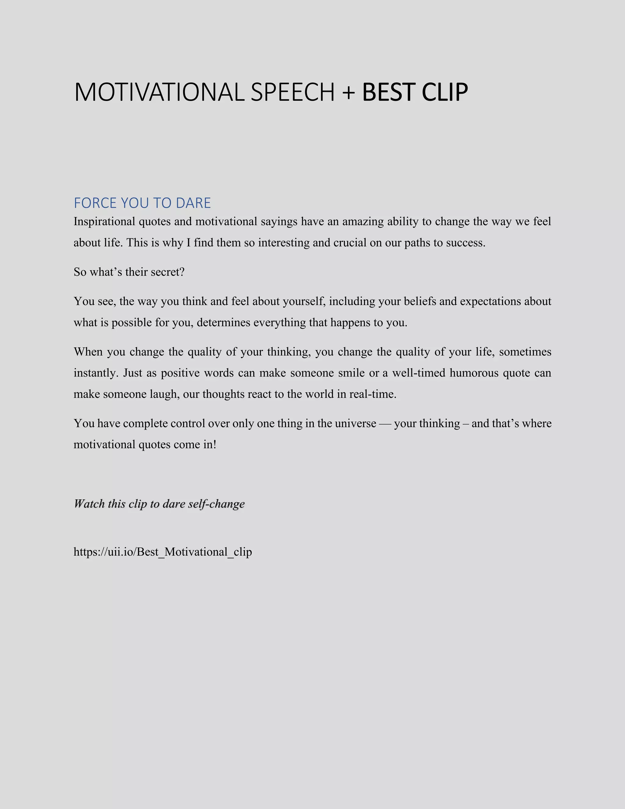 Motivational Speech Converted Pdf