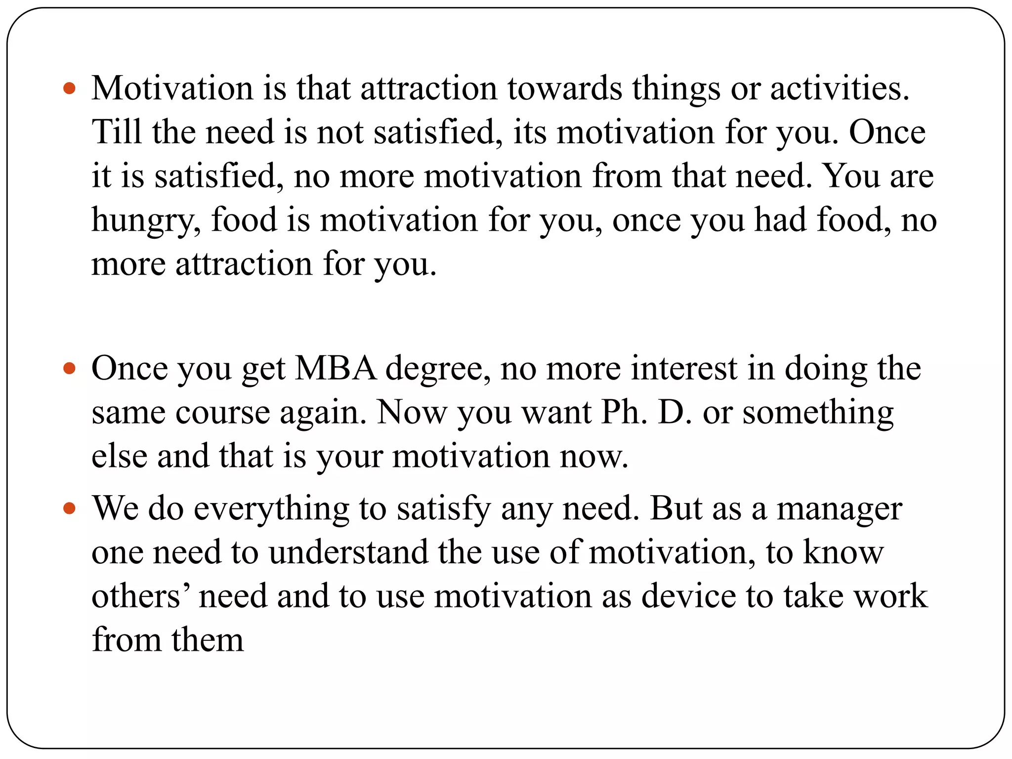 Motivational theories and their application on students’ | PPTX