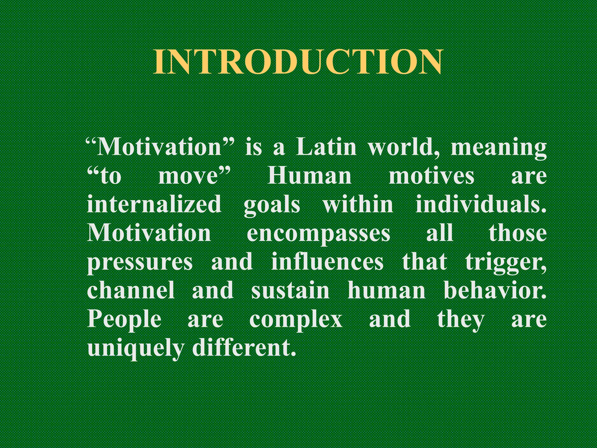 Motivational theory.ppt regarding motivation | PPT