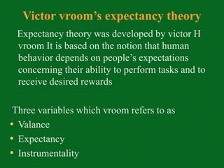 motivation theories: Motivational theory.ppt