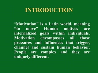 motivation theories: Motivational theory.ppt
