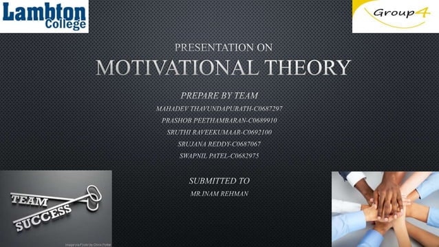 Motivational theory | PPTX