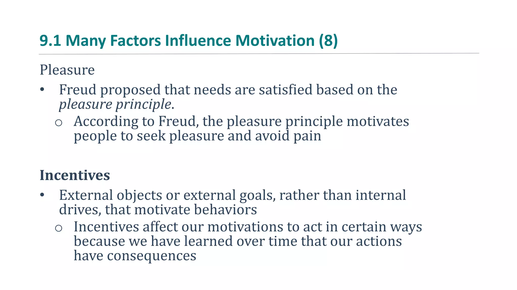 Motivation and Emotions | PPT